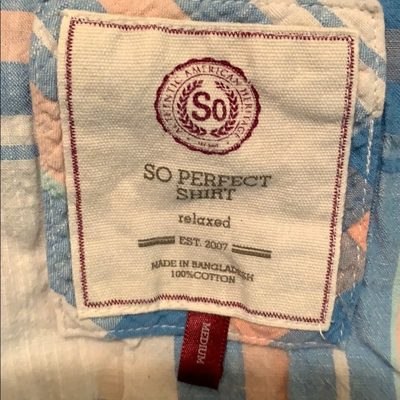 Tops | So Perfect Shirt Pastel Plaid | Poshmark